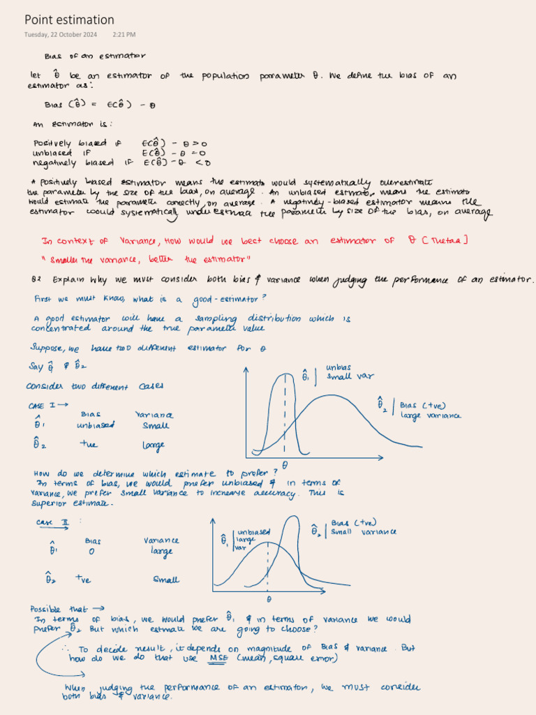 Point Estimation | PDF