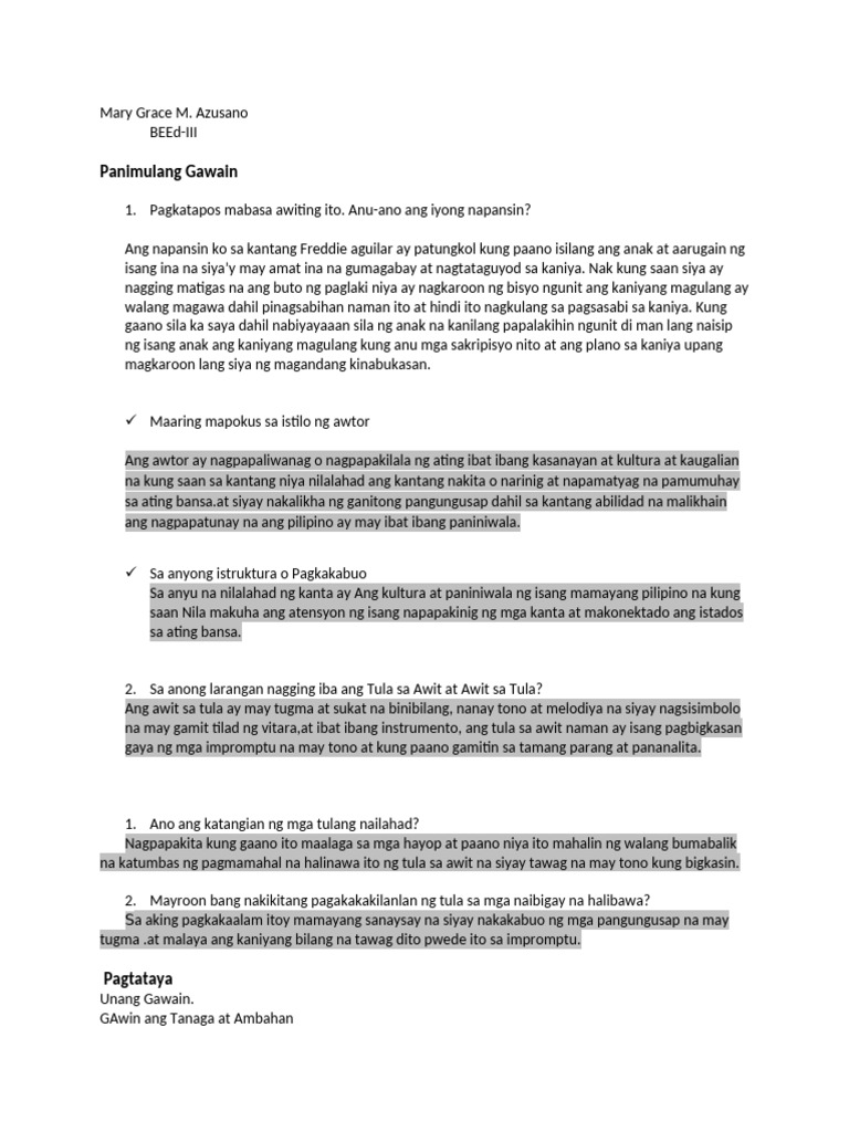 Grace Module 2 | PDF