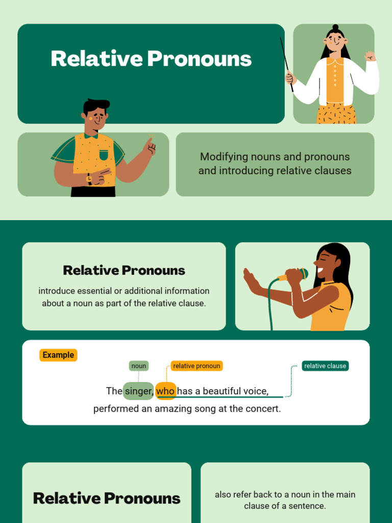 Understanding Relative Pronouns | PDF | Pronoun | Linguistics
