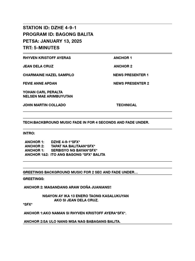 Script Filipino Group3 | PDF