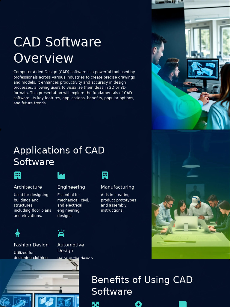 CAD Software: Features and Benefits | PDF | Computer Aided Design ...