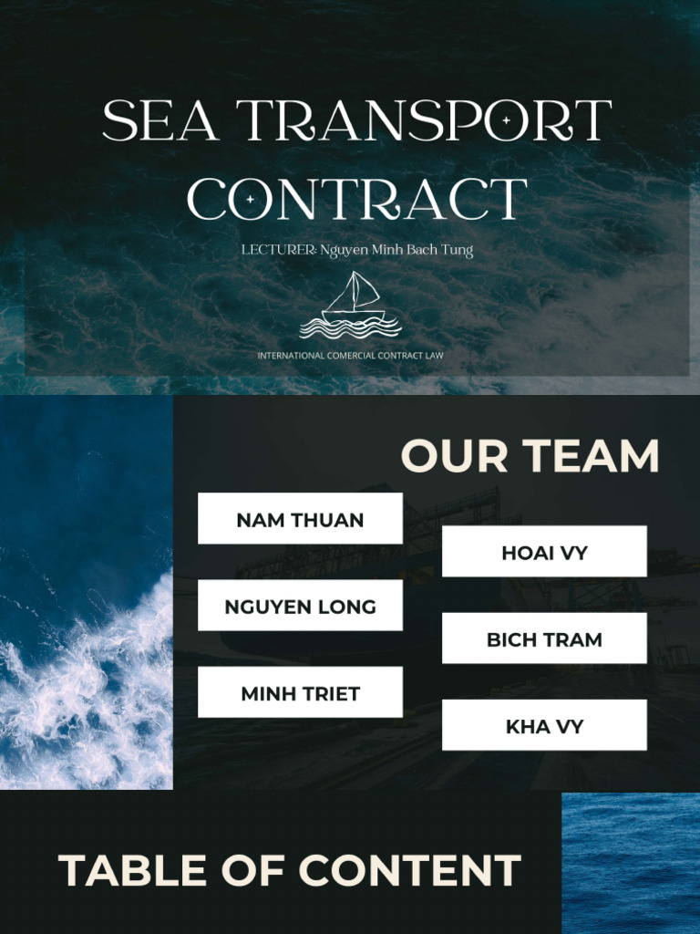 Sea Transport | PDF