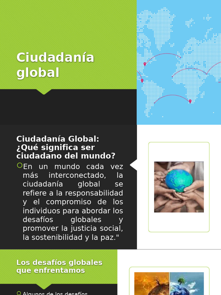 Ciudadanía Global: Compromiso y Acción | PDF