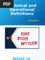 Technical vs. Operational Definitions | PDF | Art