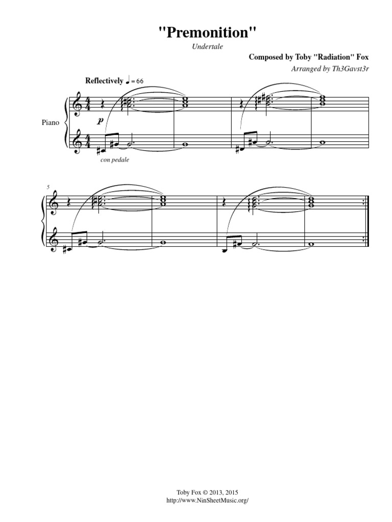 Undertale - Premonition | PDF