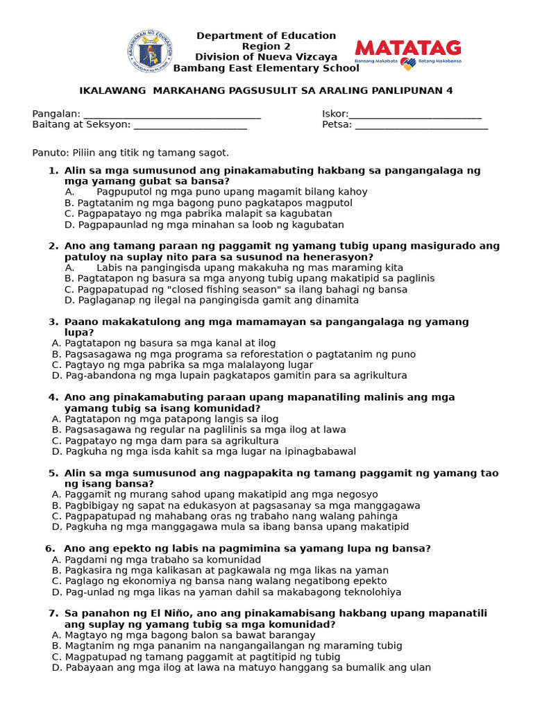 Q2 PT Ap Bees GR4 | PDF