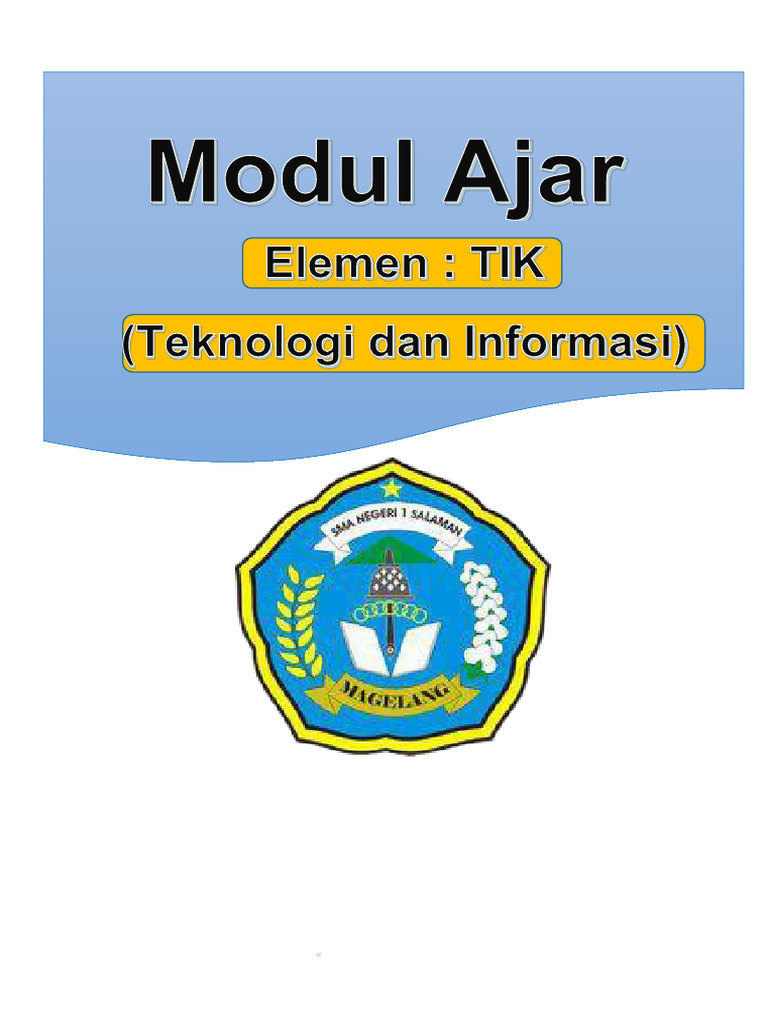 Modul TIK X SMA | PDF