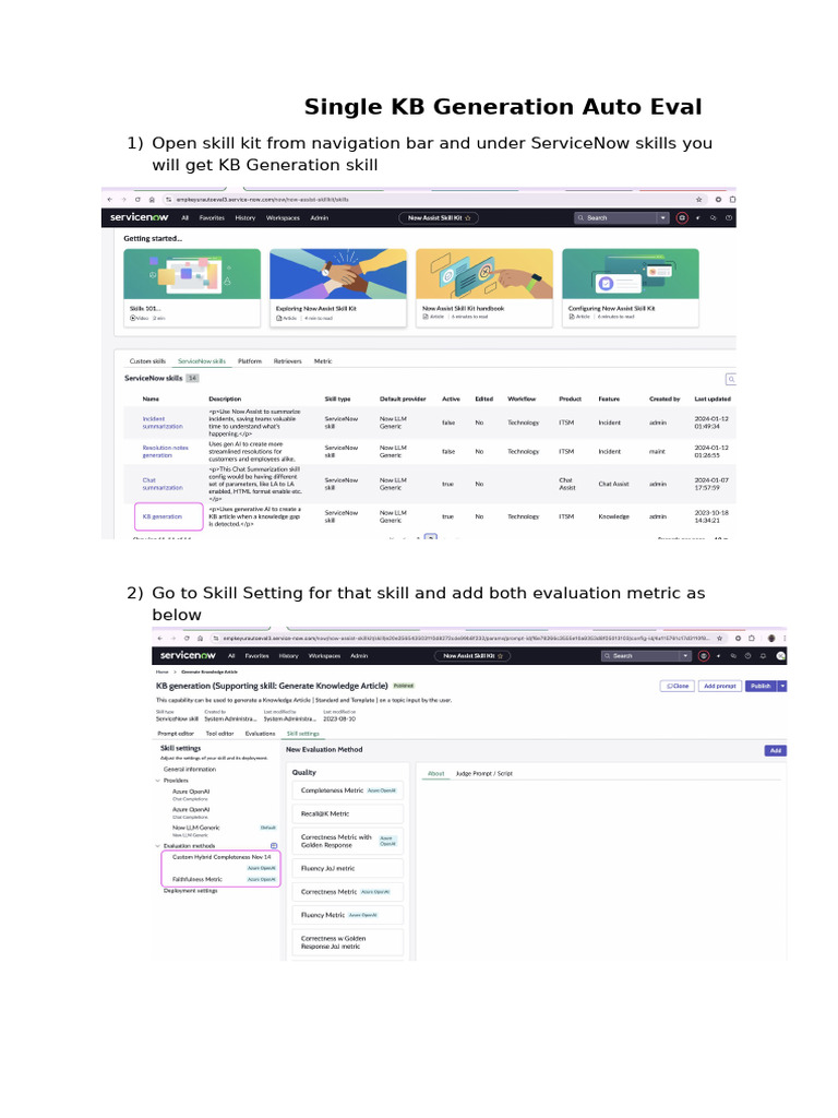 AutoEval Setup | PDF