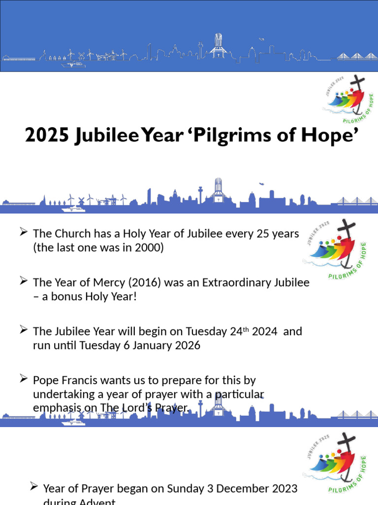 Jubilee Year Pilgrims of Hope 2025 | PDF