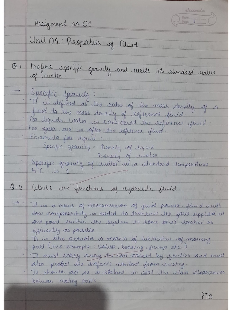 FMM Assignment 1 | PDF