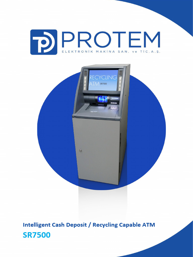 Hitachi SR7500 Cash Deposit Recycler | PDF | Automated Teller Machine ...