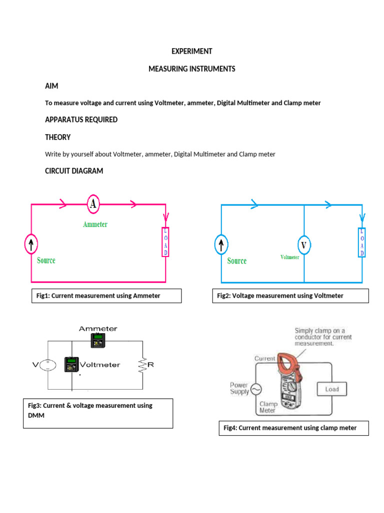 Electrical Measuring Tools Overview | PDF