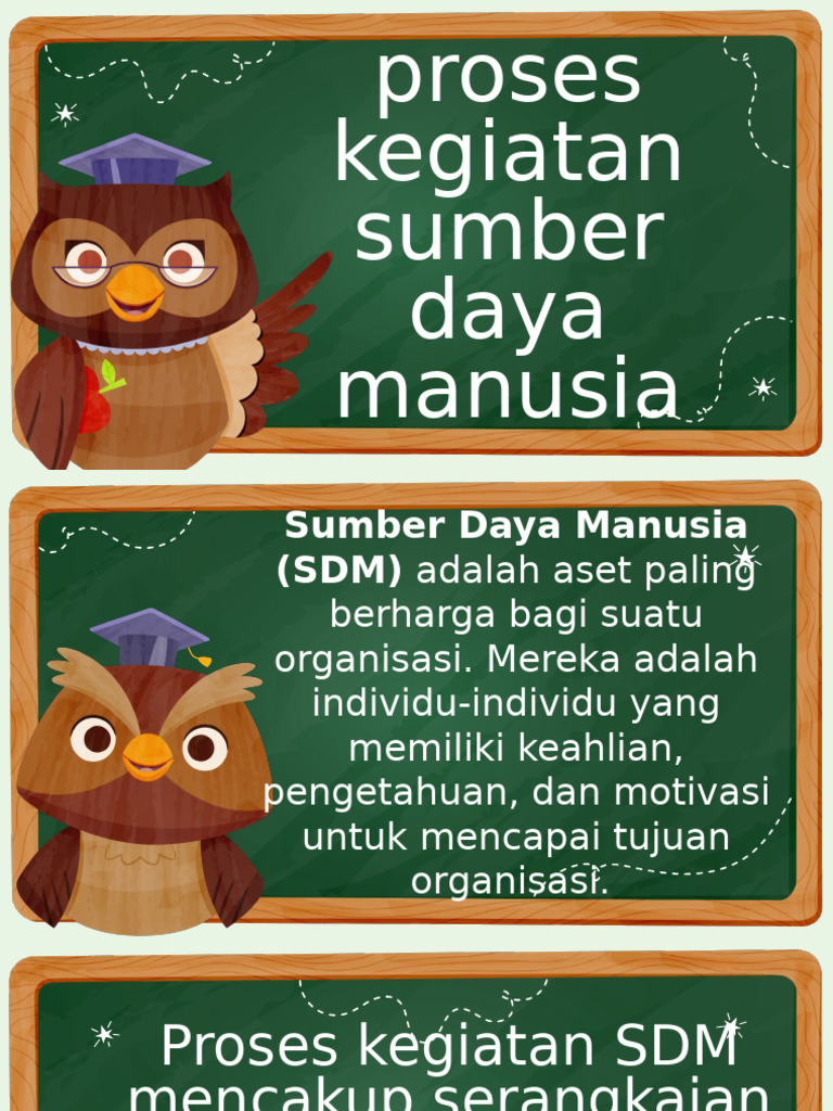 Proses Kegiatan SDM | PDF