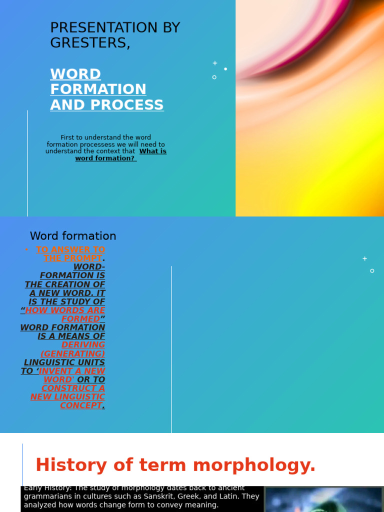 Presentation of Greaster Gropu PDF | PDF | Linguistics | Word