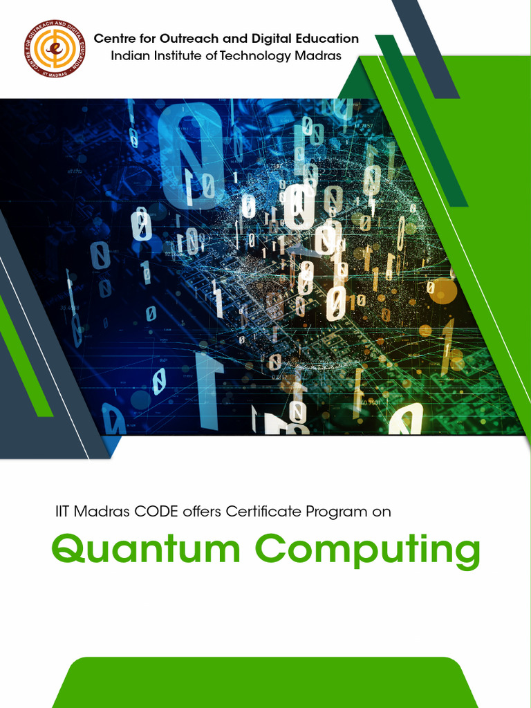 Quantum Computing Brochure Final | PDF | Quantum Computing | Theoretical Computer Science