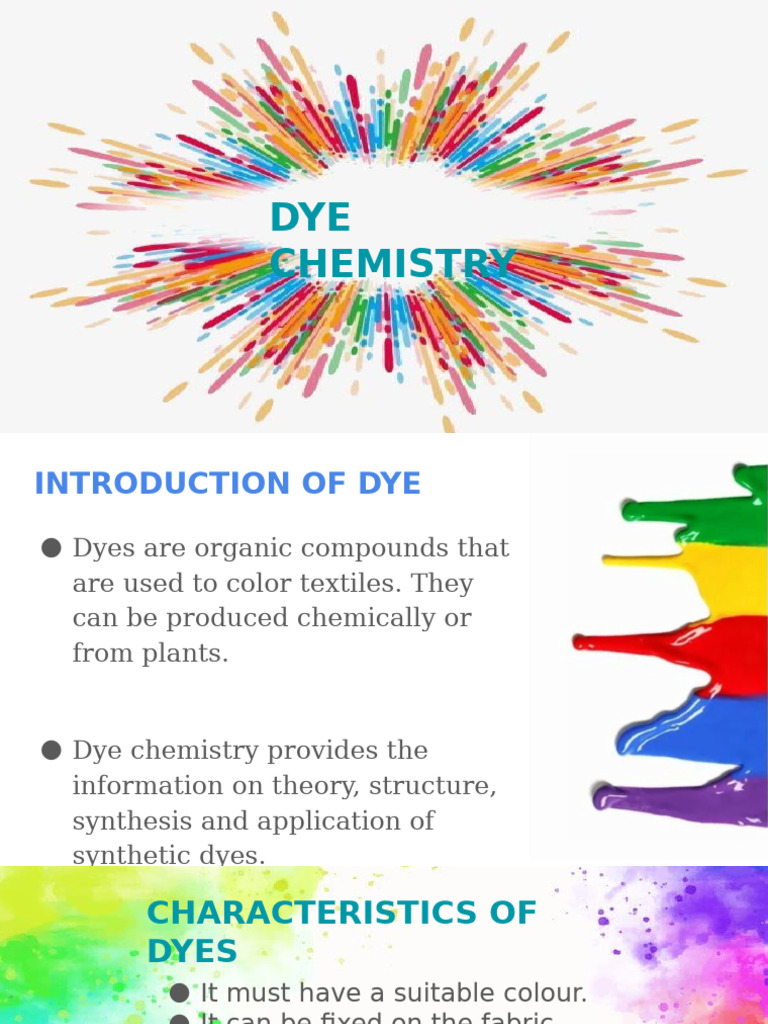 Dye Chemistry | PDF