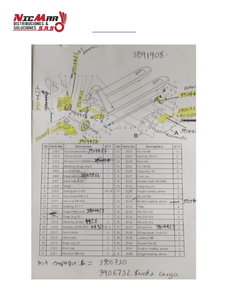 Despiece Estibadores | PDF