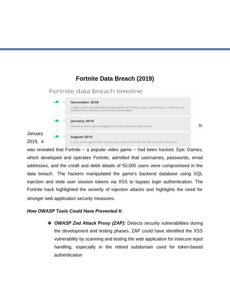 Fortnite Data Breach | PDF | Security | Computer Security
