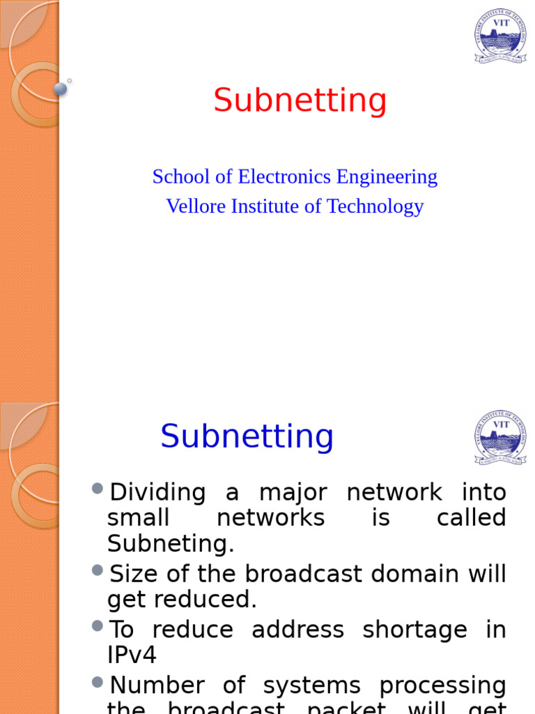 19-Subnetting in IPv4 Addressing-15!02!2025 | PDF | Ip Address ...