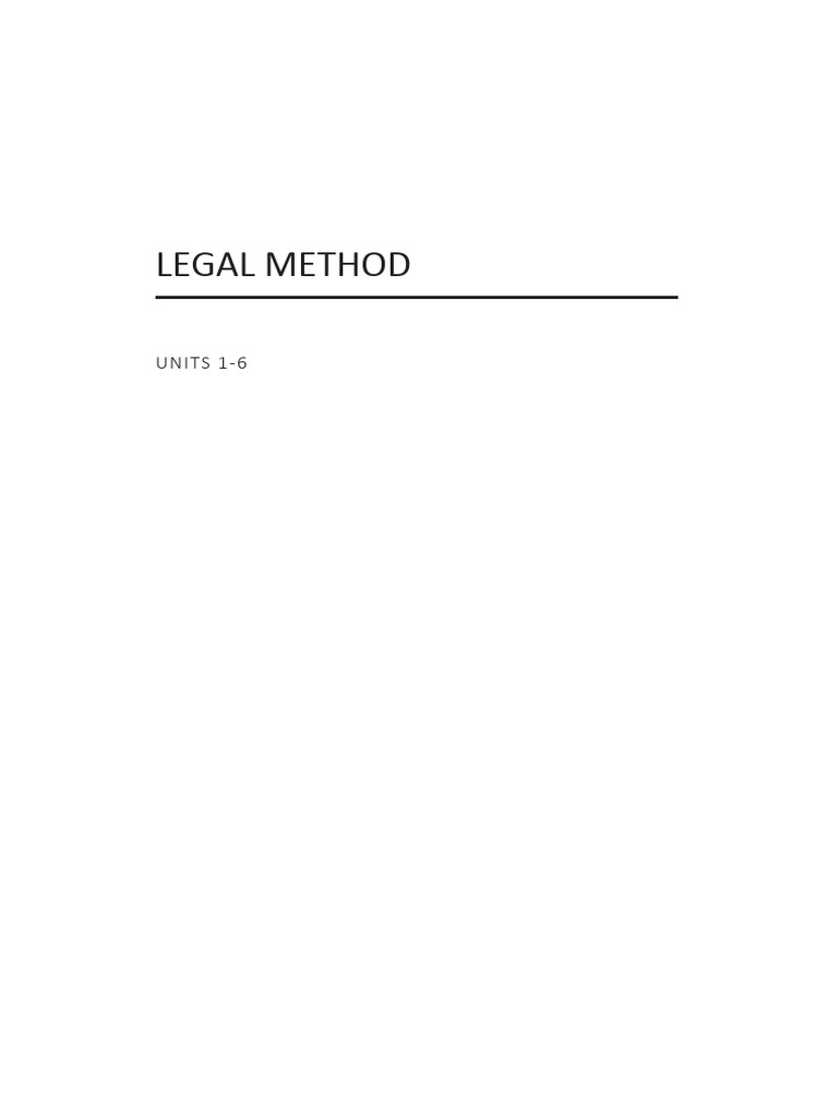 2021 Legal Method Study Manual Introduction | PDF | University | Learning
