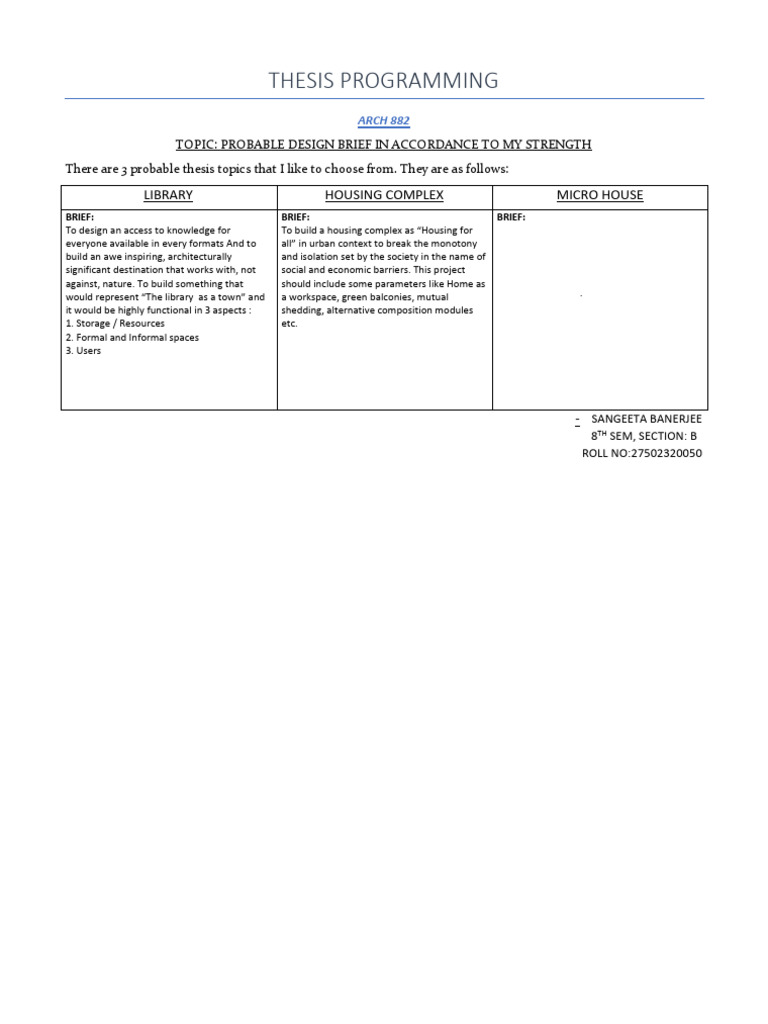 Sangeeta Banerjee 4thyear Secb | PDF