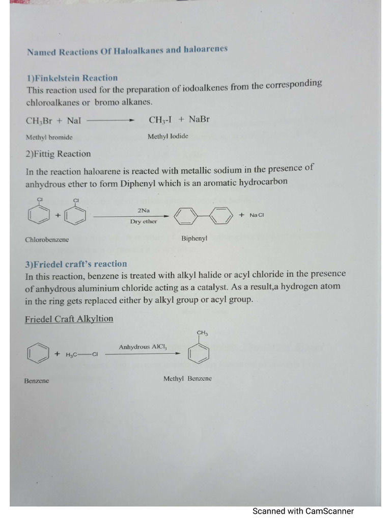 Name Reactions-Organic Chemistry | PDF
