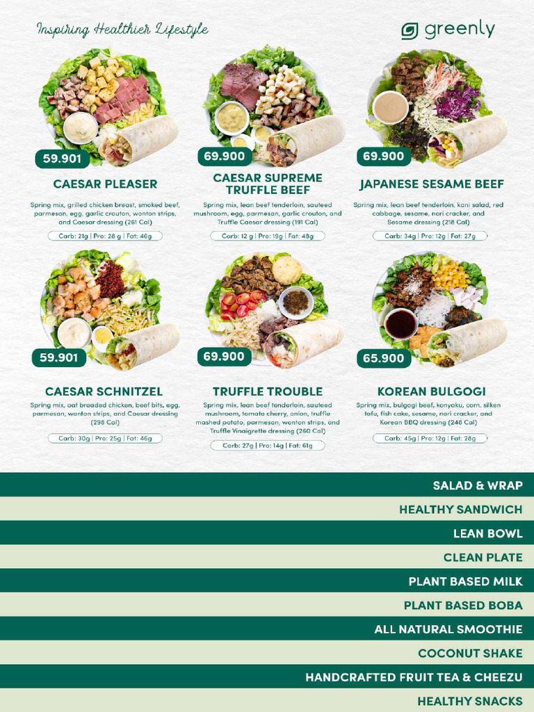 MENU Salad | PDF