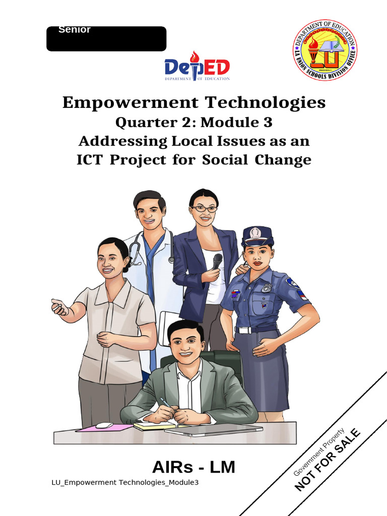 Q2 Module 3 Addressing Local Issues As An ICT Project For Social Change ...