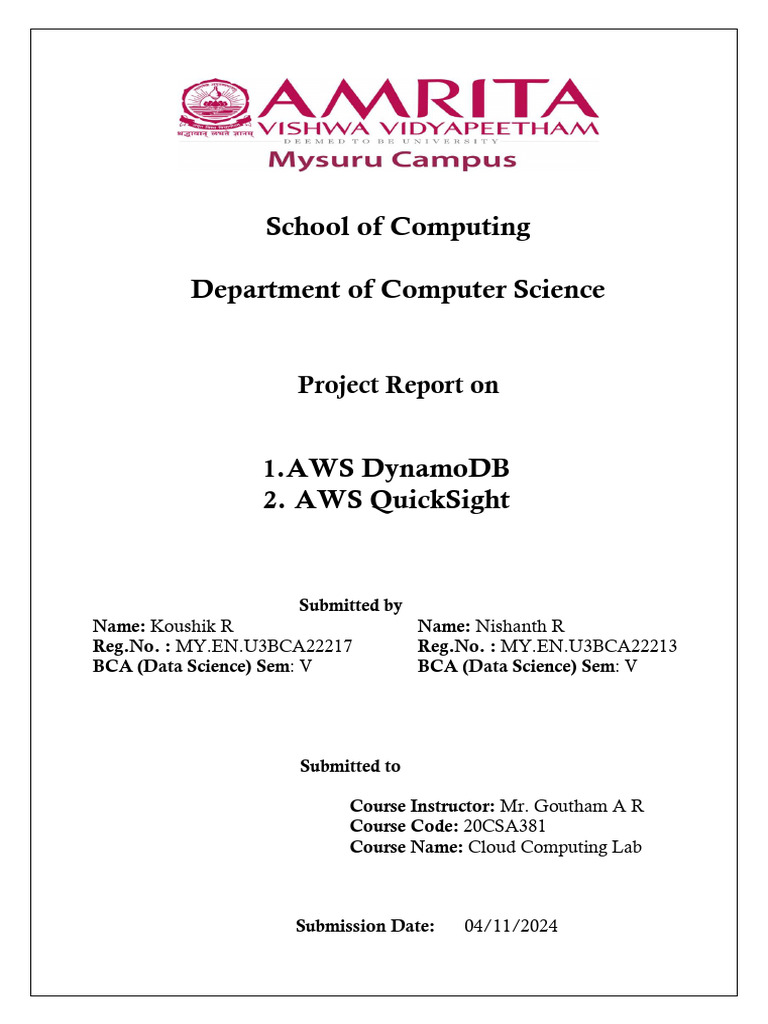 AWS1 | PDF