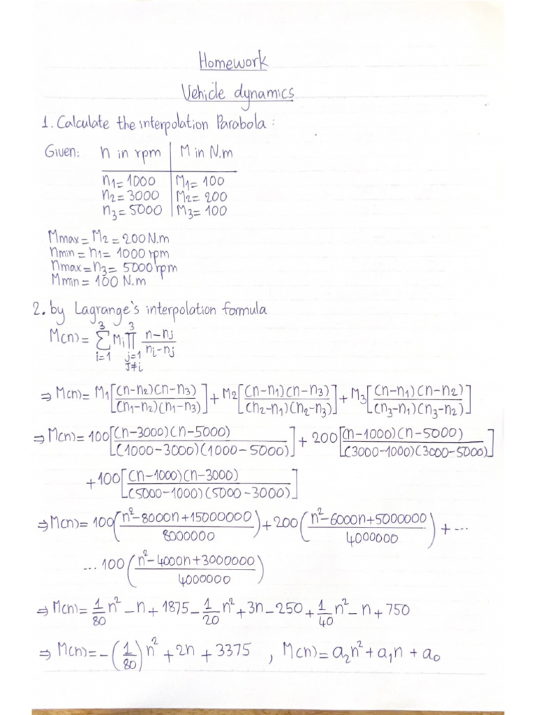 Dynamics last homework | PDF