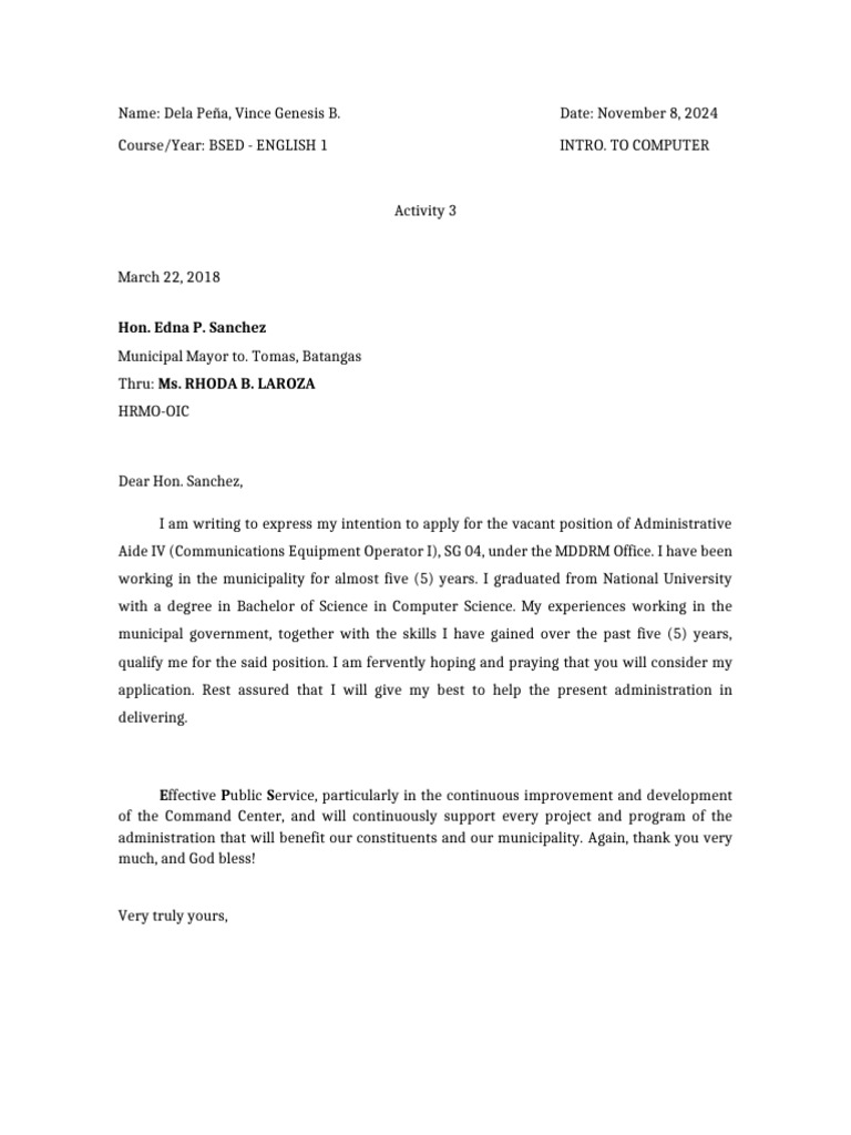 Hon. Edna P. Sanchez | PDF