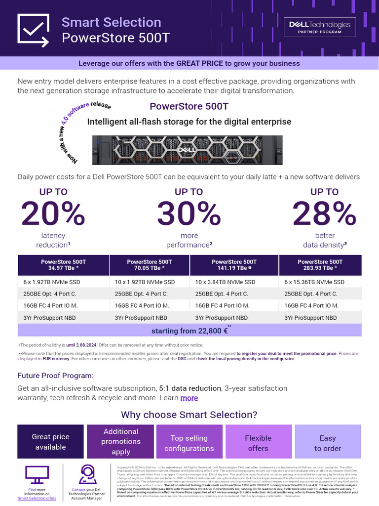 Dell Emc Powerstore Ps500t | PDF | Dell | Solid State Drive