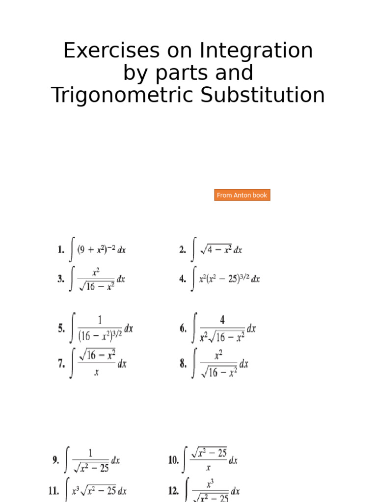 Exercises | PDF