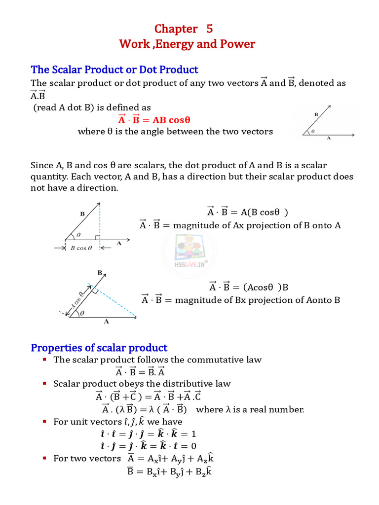 Hsslive XI 5 +1 Physics Full Chapters-2025 | PDF | Collision | Power (Physics)