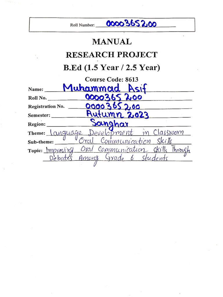Muhammad Asif. | PDF
