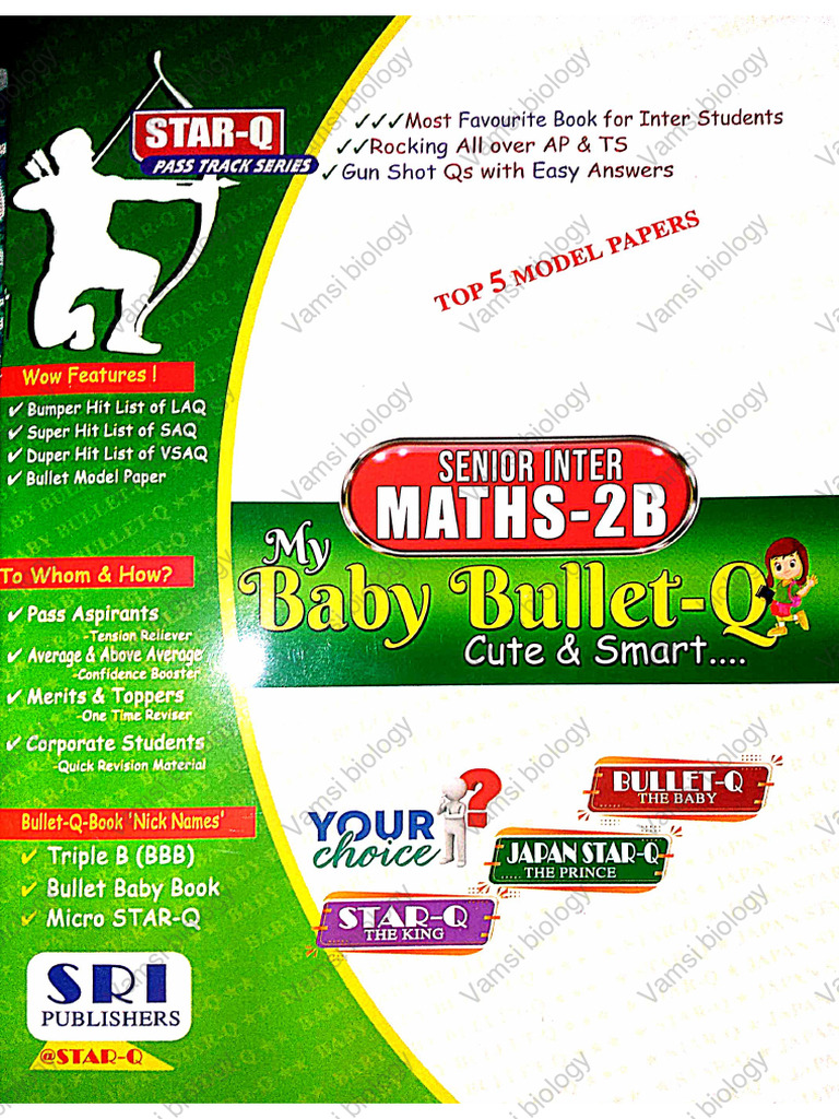 Baby Bullet Second Year Math 2B | PDF