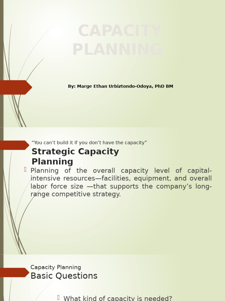 Chapter 5 Process Selection and Capacity Planning | PDF | Economies | Business