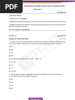 Grade 8 Math Word Problems With Answers | PDF | Area | Speed