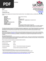 UCLan Academic Calendar Overview | PDF