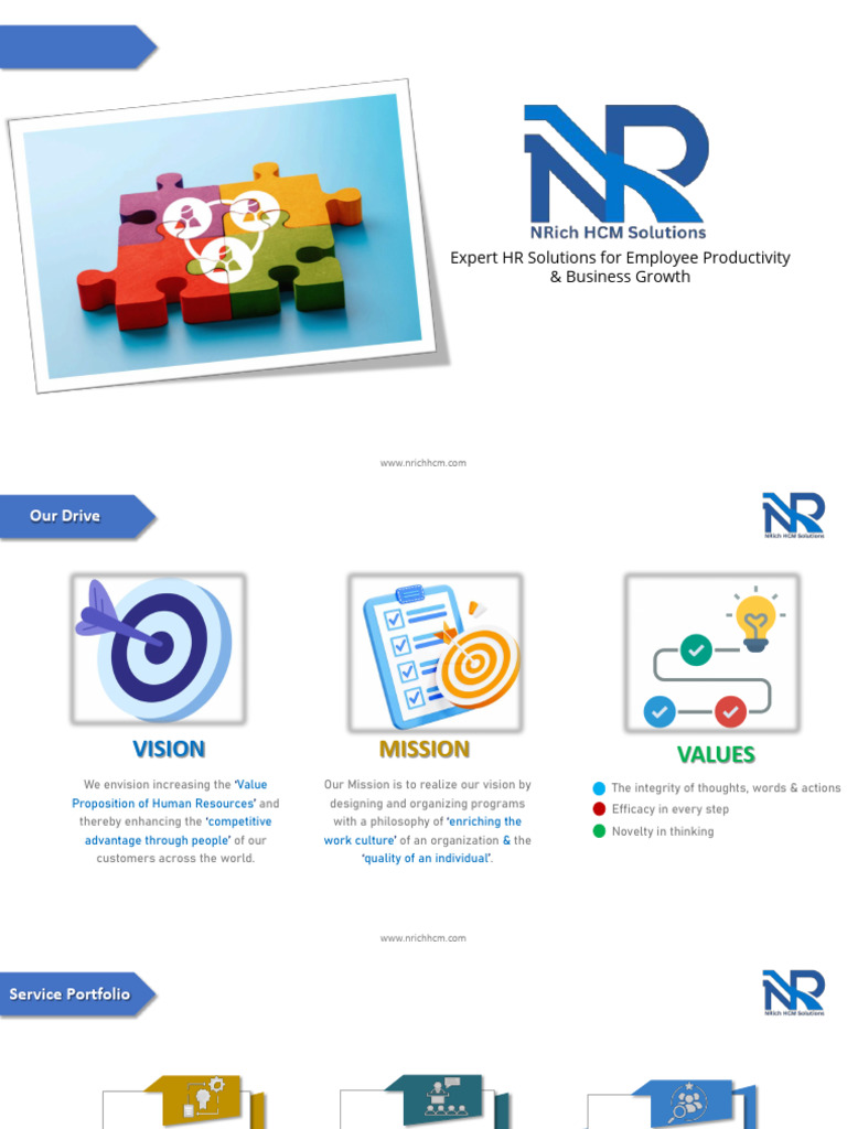 NRich HR Solutions for Growth | PDF | Recruitment | Business