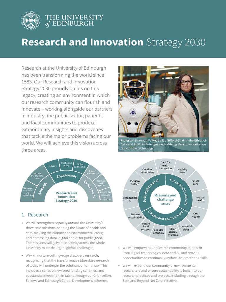 Edinburgh Research & Innovation Strategy 2030 | PDF | Innovation ...
