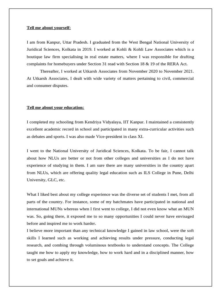 Job Interview_Master Key | PDF | Knowledge