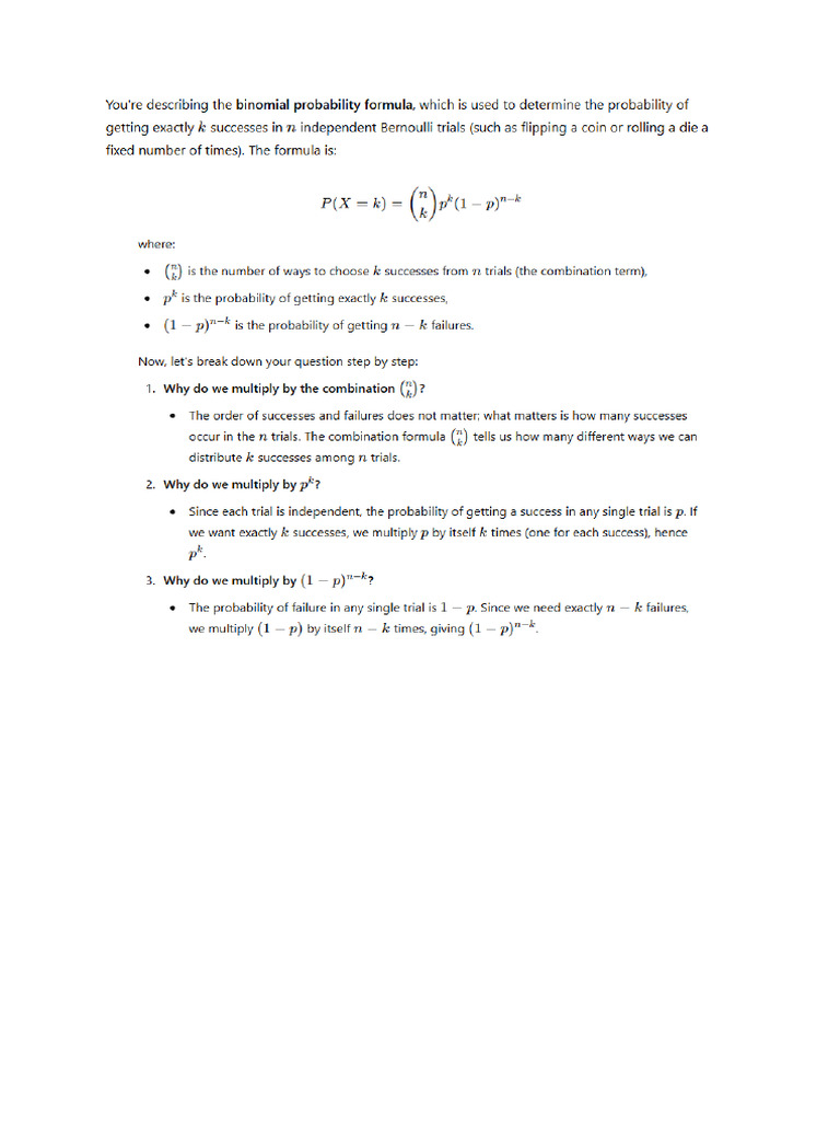 Why Do You Multiple Each Combination | PDF