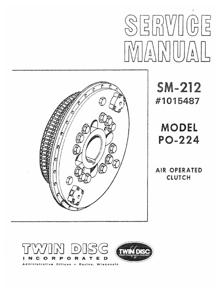 Twin Disc 1 | PDF