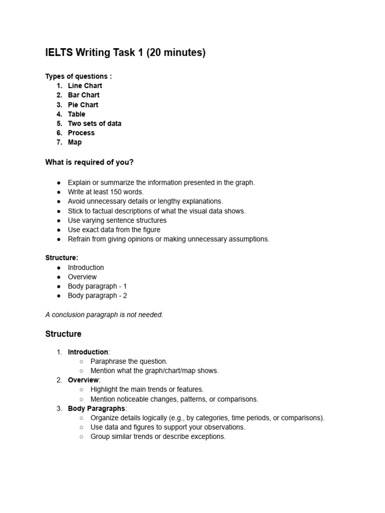 IELTS Writing Task 1: Question Types Guide | PDF | Steel | Ingot