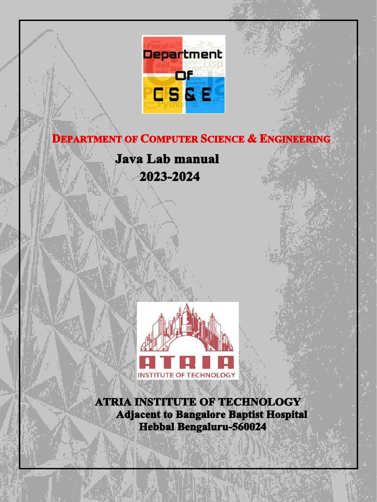 Java Laboratory Final Document | PDF | Method (Computer Programming) | Class (Computer Programming)