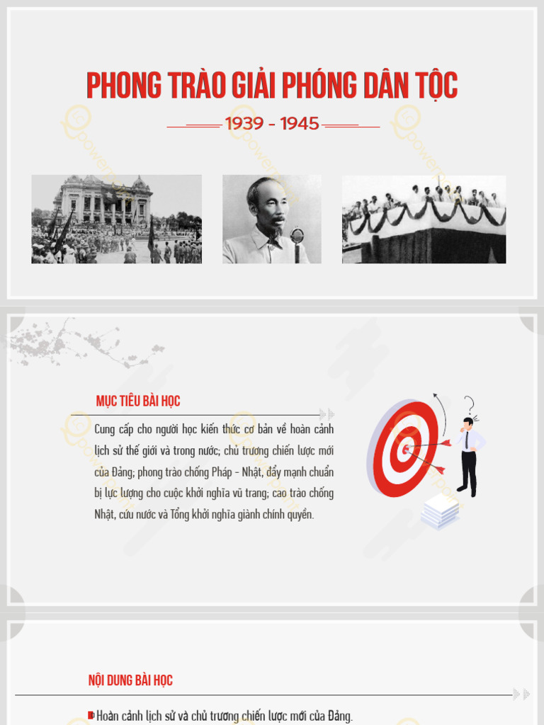 8. Phong Trào Giải Phóng Dân Tộc 1939 - 1945 | PDF