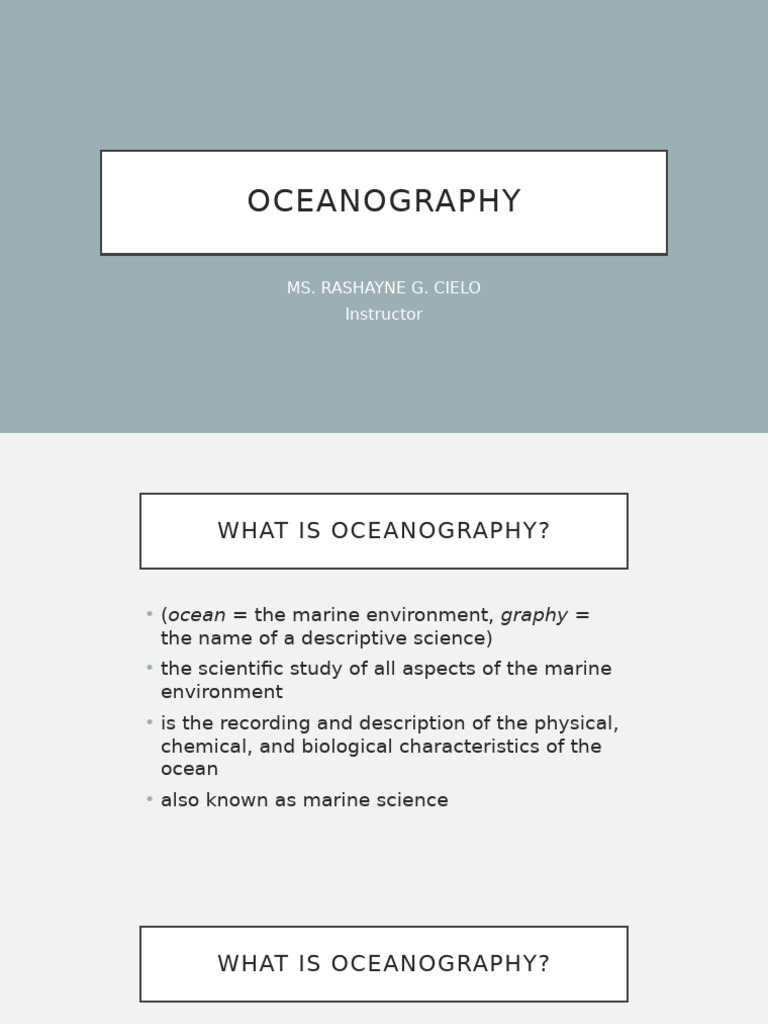 Intro-to-Oceanography | PDF | Plate Tectonics | Oceans