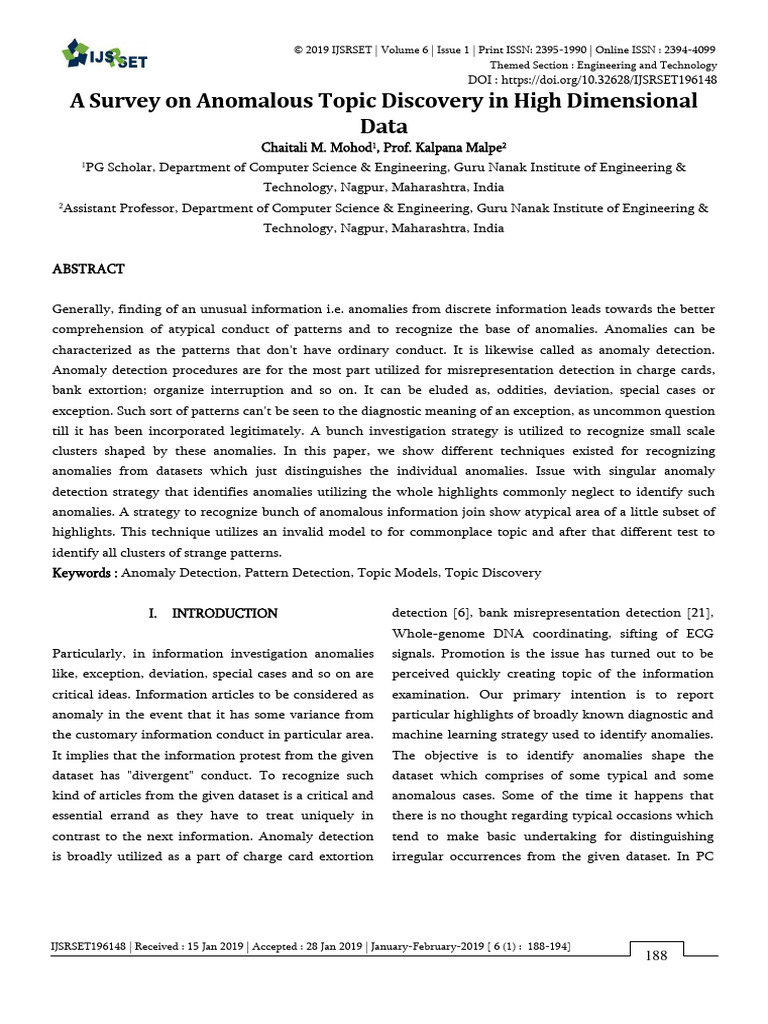 Anomalous Topic Discovery in Data | PDF | Information | Cluster Analysis