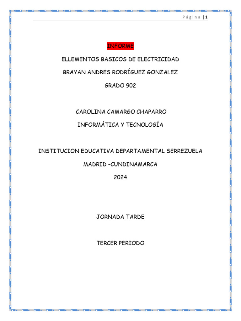 Fundamentos de Electricidad y Energía | PDF
